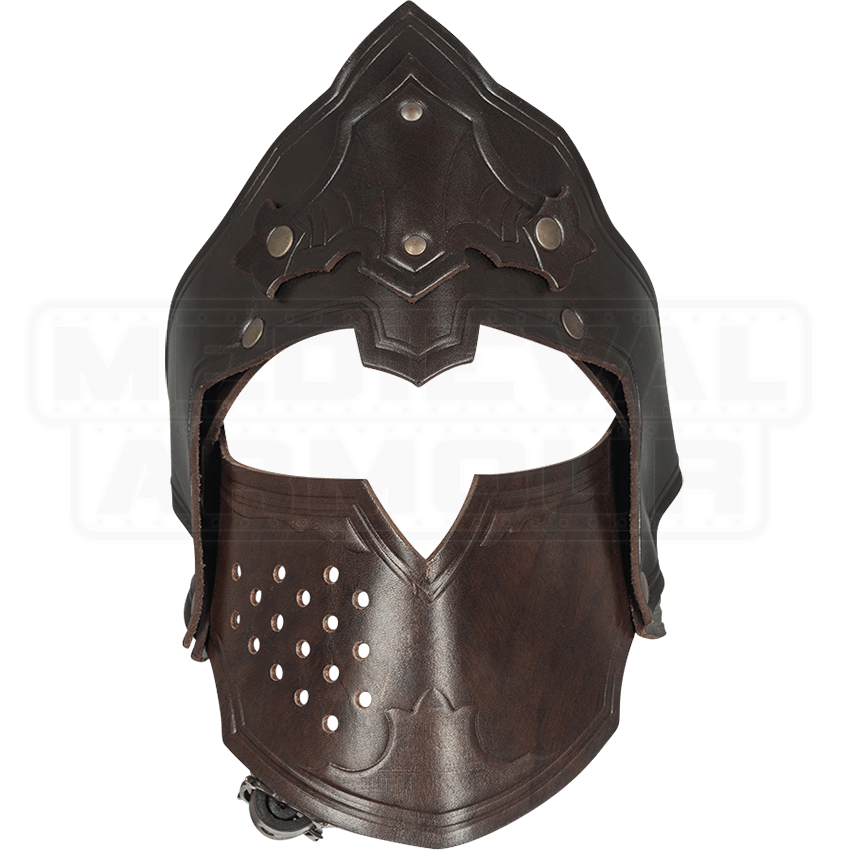 Deluxe Antonius Helmet - MY101270 by Medieval Armour, Leather Armour ...