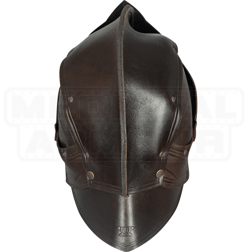 Deluxe Antonius Helmet - MY101270 by Medieval Armour, Leather Armour ...