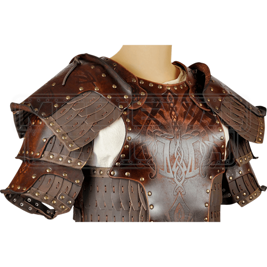 Odomar Viking Pauldrons Rt 278 By Medieval Armour Leather Armour Steel Armour Chainmail