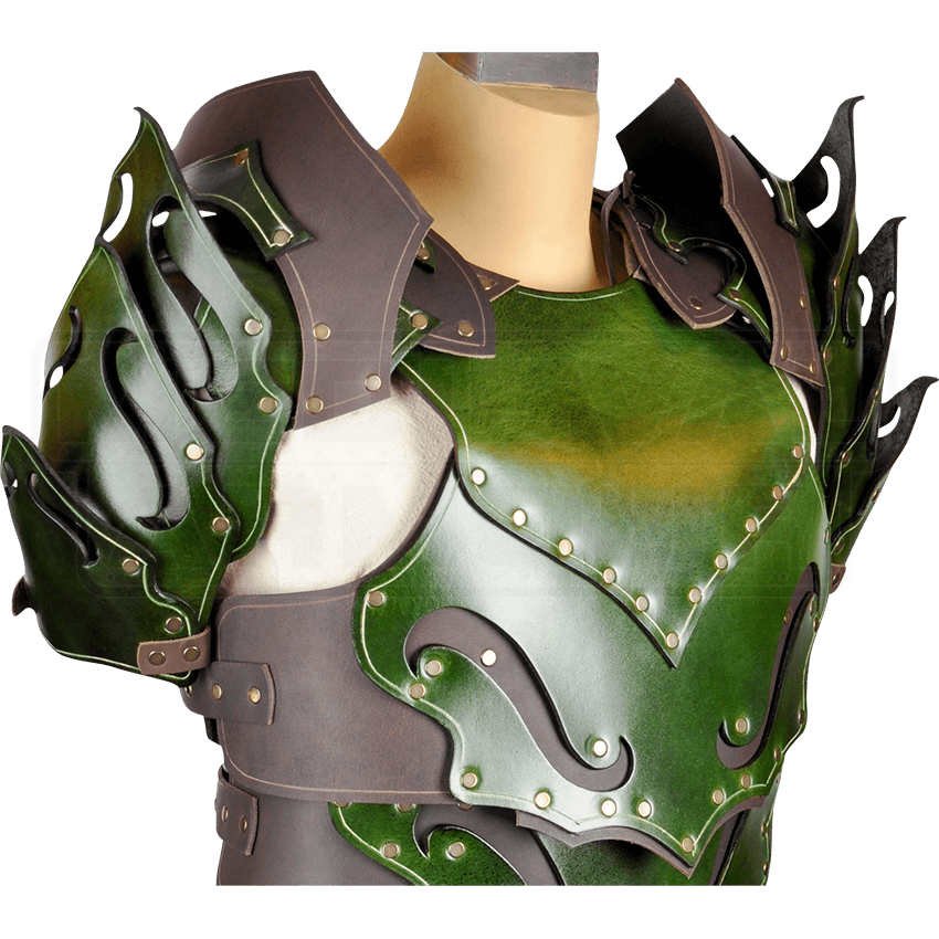 Woodland Pauldrons - RT-279 by Medieval Armour, Leather Armour, Steel ...