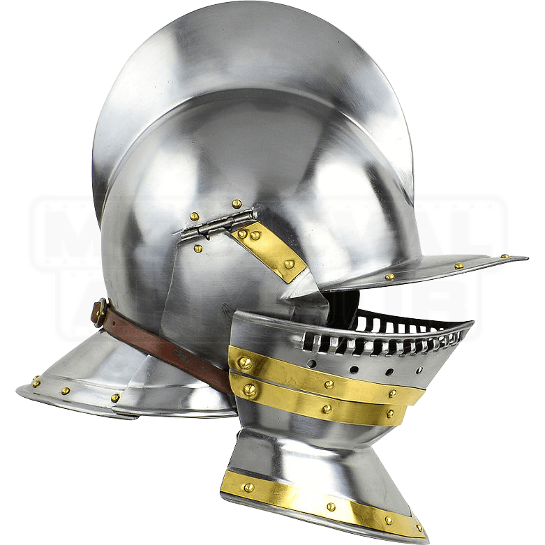 Burgonet Helmet - AH-3819 by Medieval Armour, Leather Armour, Steel ...
