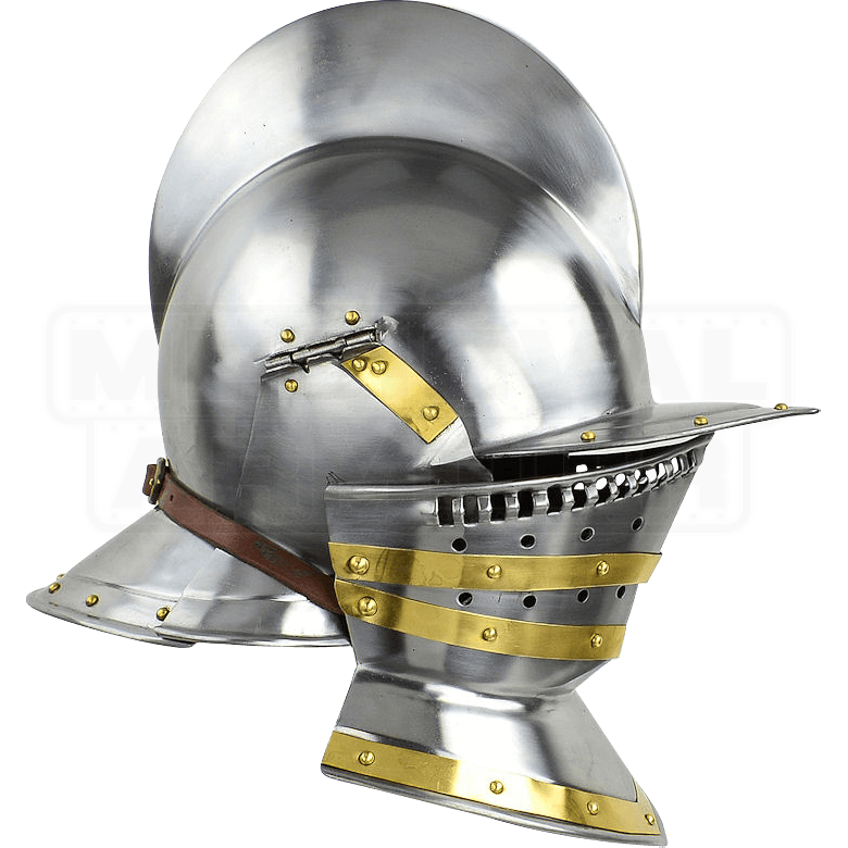 Burgonet Helmet - AH-3819 by Medieval Armour, Leather Armour, Steel ...