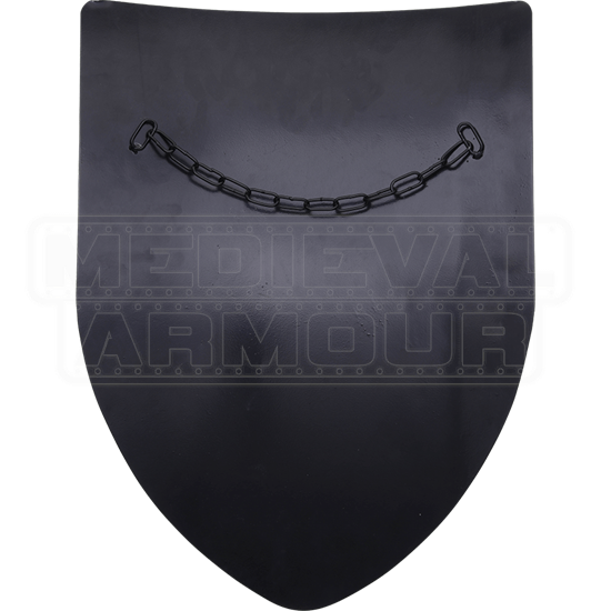 Plain Steel Battle Shield - S118 by Medieval Armour, Leather Armour ...