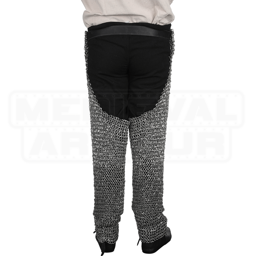 Aluminum Chainmail Leggings - HW-700610 by Medieval Armour, Leather ...