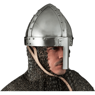 Spangenhelm with Straight Nasal Guard - AB0415 by Medieval Armour ...