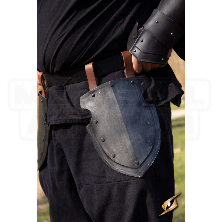 Captain Belt Shields - Epic Dark - MCI-3702 by Medieval Armour, Leather ...
