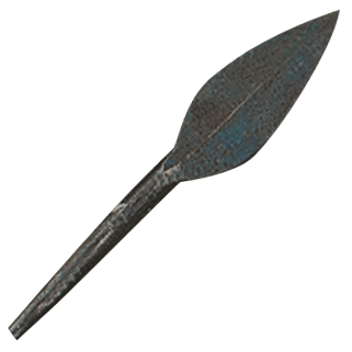 Curved Leafblade Arrowhead - AH-3522-14 by Traditional Archery, Traditional Bows, Medieval Bows ...