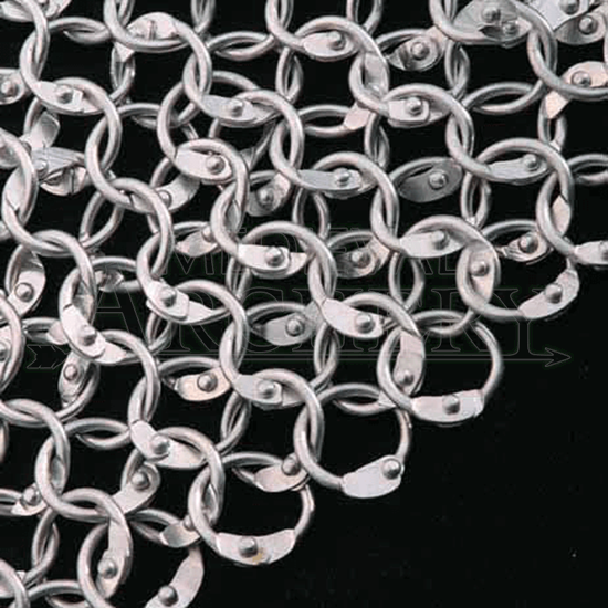 Riveted Aluminum Chainmail Coif - 300150 by Traditional Archery ...