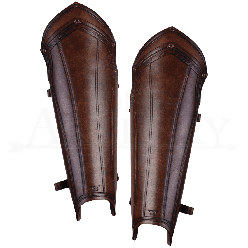 Torson Leather Greaves - MY100589 by Traditional Archery, Traditional ...