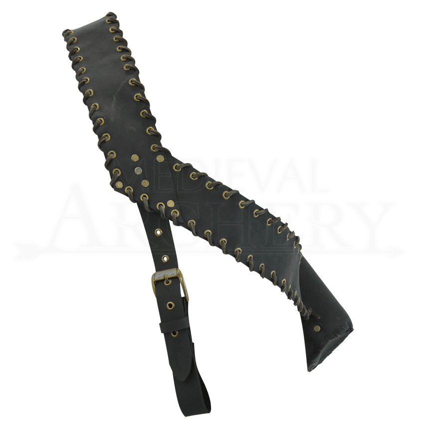 Leather Laced Shoulder Quiver - RT-178 by Traditional Archery ...