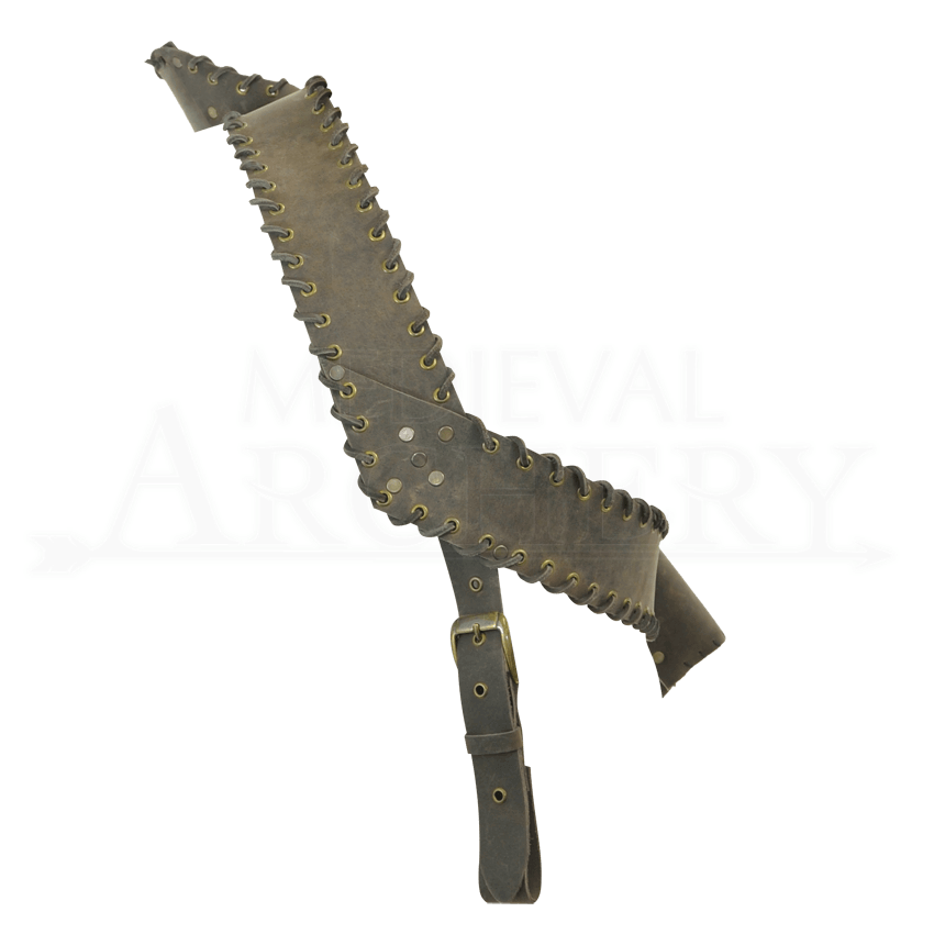 Leather Laced Shoulder Quiver - RT-178 by Traditional Archery ...