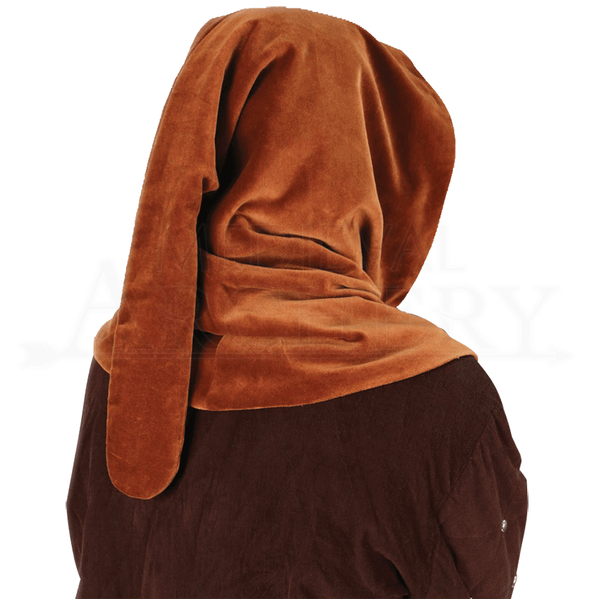 Medieval Velvet Cowl Hood - 101676 by Traditional Archery, Traditional ...