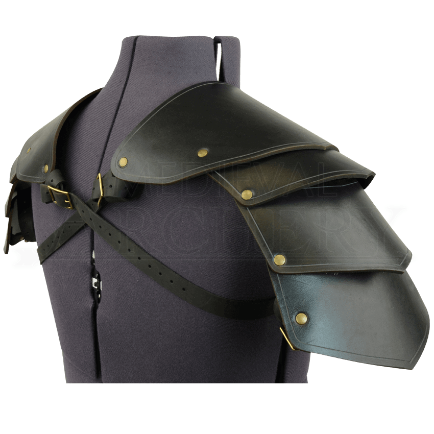 Knights Leather Spaulders - DK5111 by Traditional Archery, Traditional ...