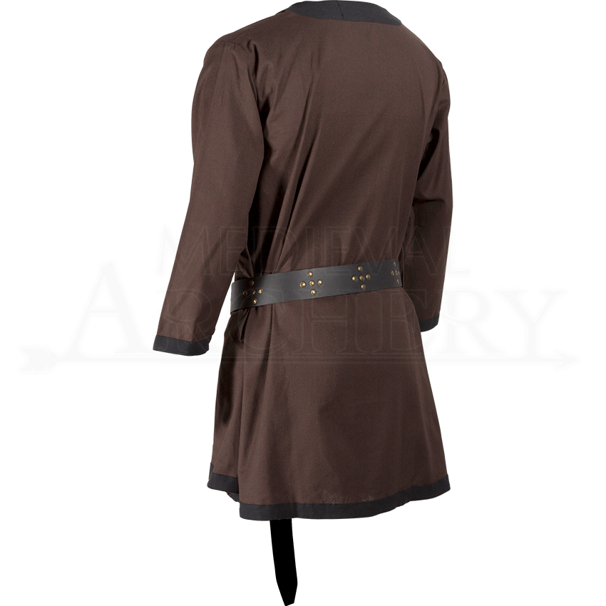 Basic Medieval Tunic - Brown with Black - HW-701393BR by Traditional ...