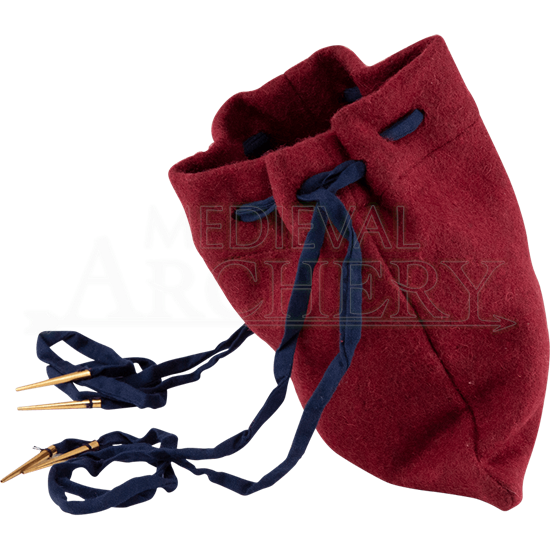 Wool Drawstring Pouch - HW-701459 by Traditional Archery, Traditional ...