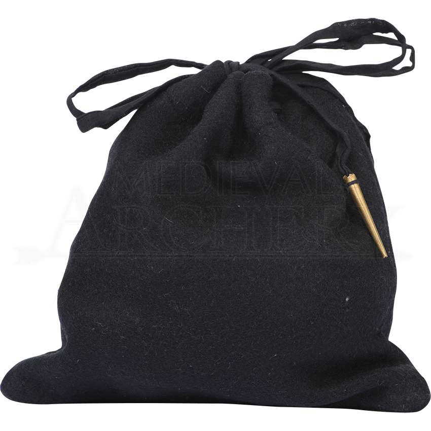 Wool Drawstring Pouch - HW-701459 by Traditional Archery, Traditional ...