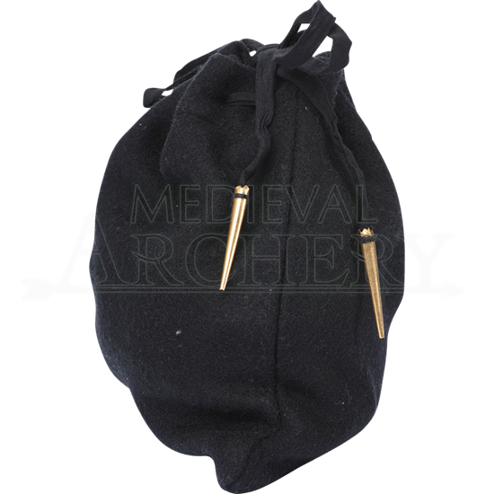 Wool Drawstring Pouch - HW-701459 by Traditional Archery, Traditional ...