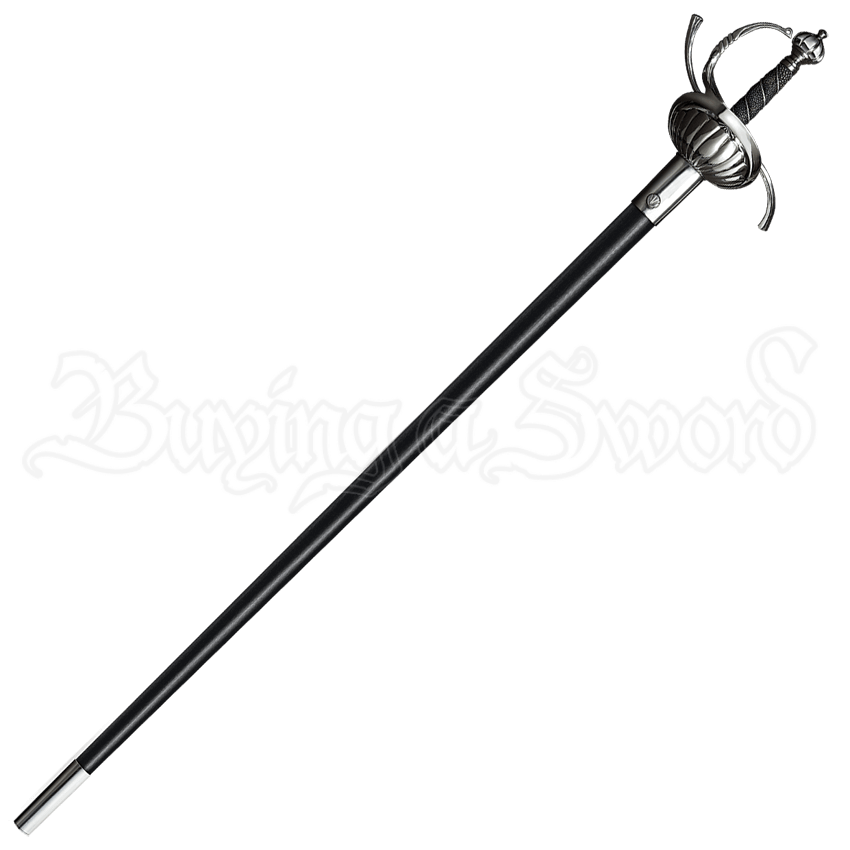 Ribbed Shell Swept Hilt Rapier - 07-88CHR by Medieval Swords ...