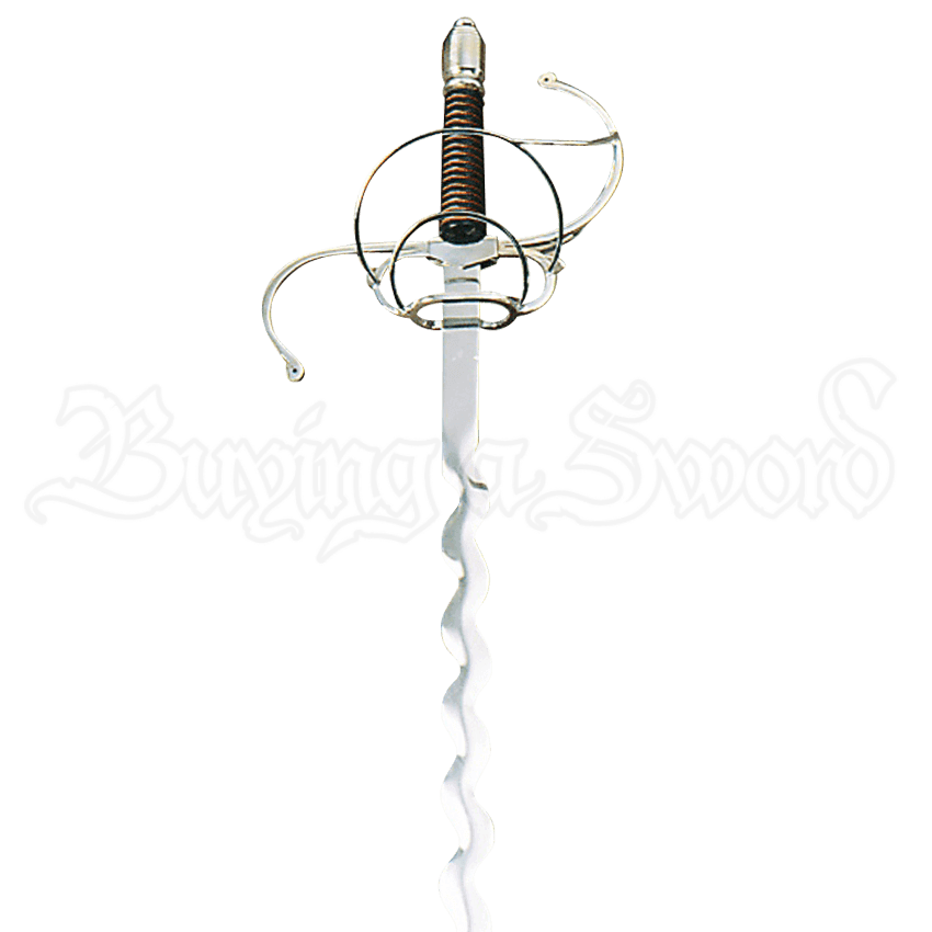 Swept Hilt Flamberge Rapier - AH-3322 by Medieval Swords, Functional ...