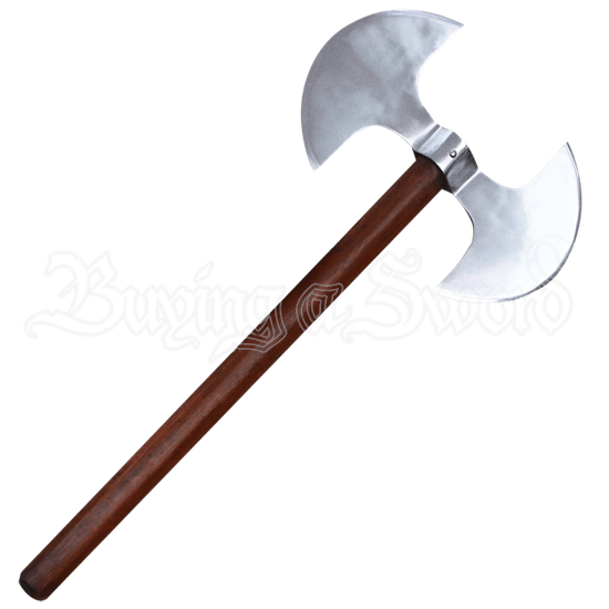 Short Hafted Double Bit Axe - AH-3543S by Medieval Swords, Functional ...