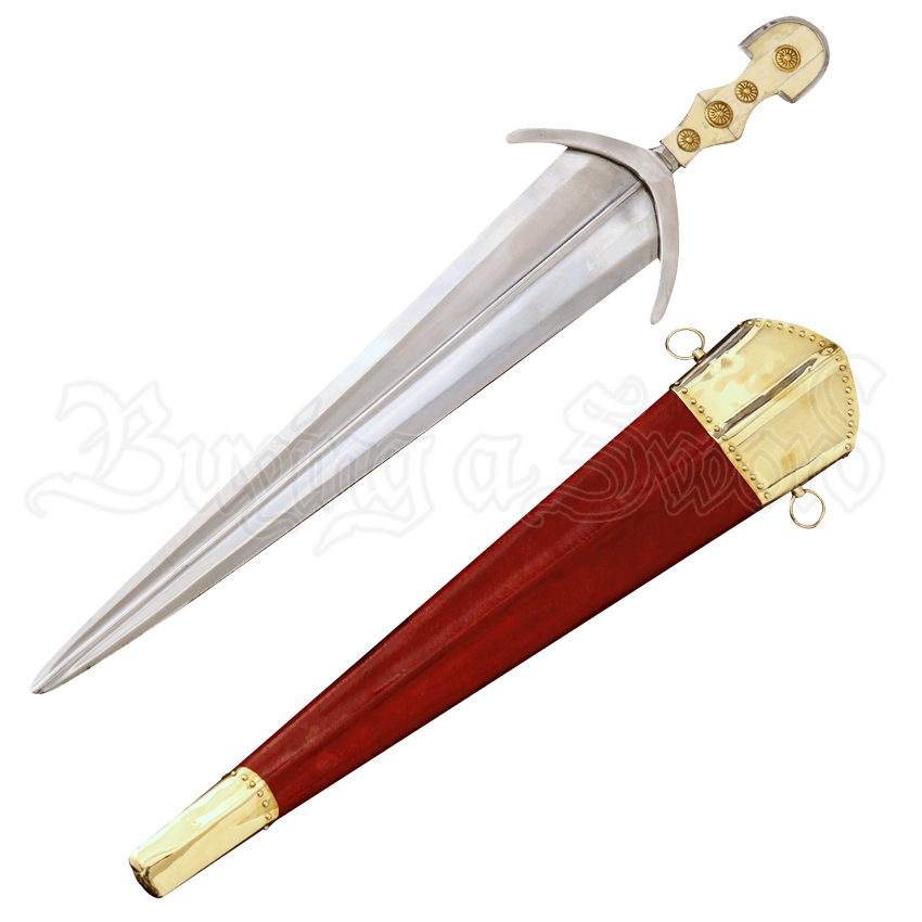 Cinquedea Short Sword - AH-4110N by Medieval Swords, Functional Swords ...