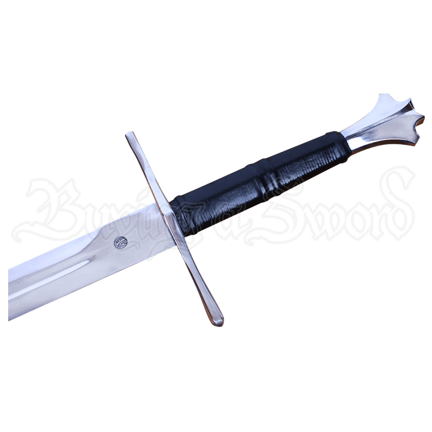 Two Handed Gothic Sword With Scabbard and Belt - DS-1332B by Medieval ...