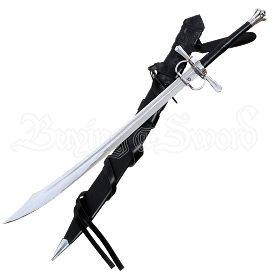 Ring Hilt Swiss Saber With Scabbard and Belt - DS-1353B by Medieval ...