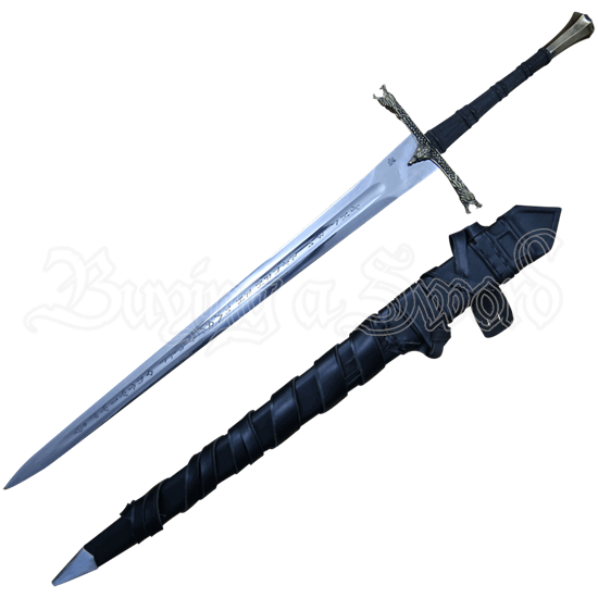 Eindride Lone Wolf Sword With Scabbard and Belt - DS-1545B by Medieval ...