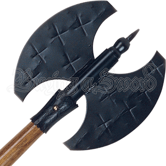 Double Headed Decorative Medieval Axe - ME-0109 by Medieval Swords, Functional Swords, Medieval ...