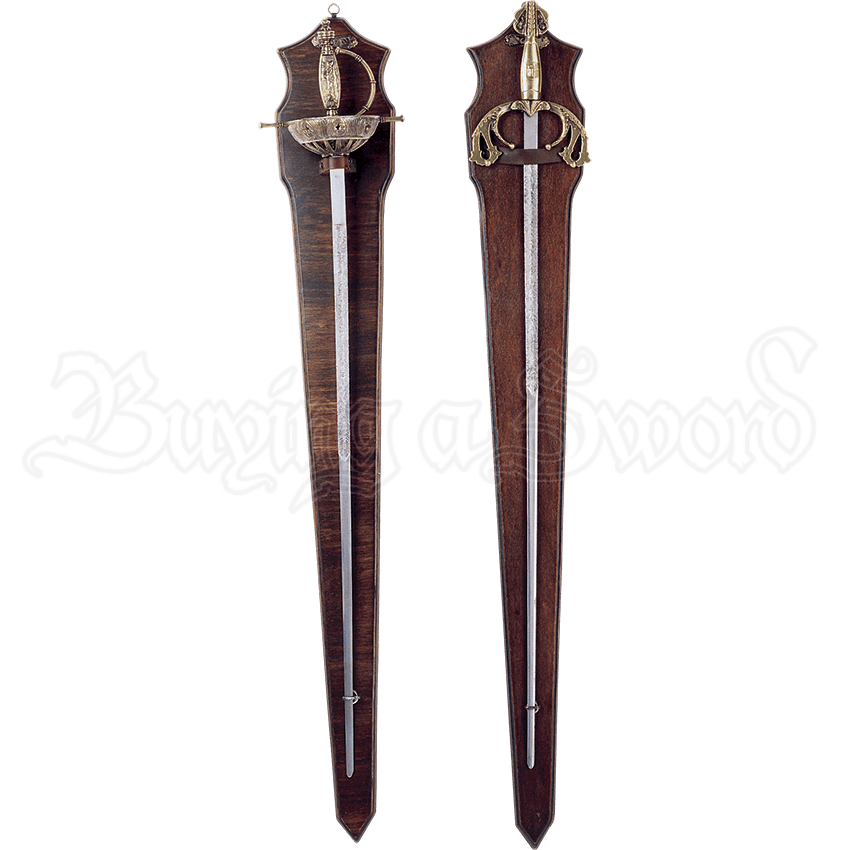 Wooden Display Plaque for Decorative Swords - ME-0127 by Medieval ...