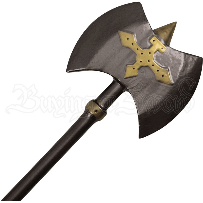 Paladin Double Headed LARP Axe - NP-G-L07 by Medieval Swords ...