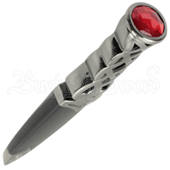 Red Gem Scottish Fantasy Dirk - NP-H-111-RD by Medieval Swords ...
