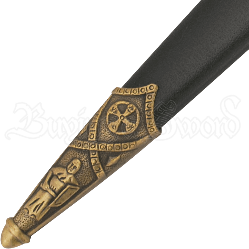 Antique Gold Decorative Crusader Dagger - NP-H-5928 by Medieval Swords ...