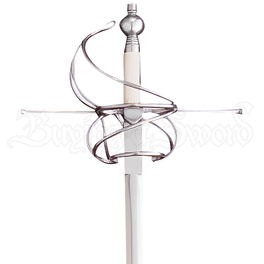 Bone Grip Swept Hilt Rapier - 500094 by Medieval Swords, Functional ...