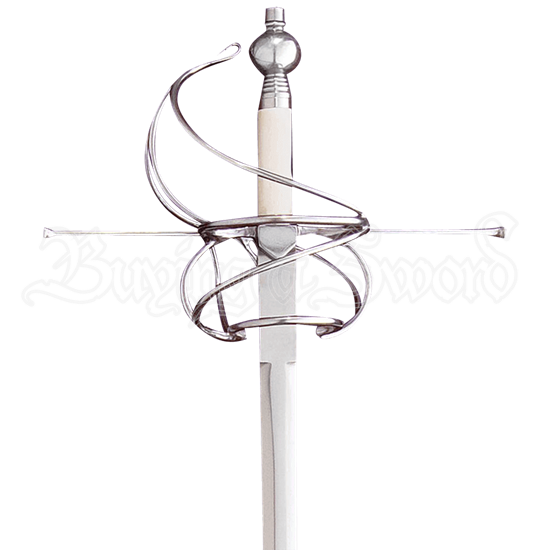 Bone Grip Swept Hilt Rapier - 500094 by Medieval Swords, Functional ...
