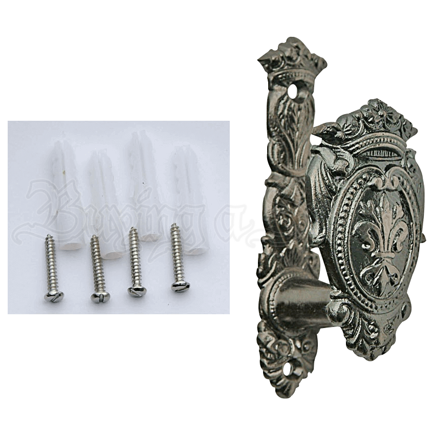 Fleur Shield Expandable Sword Hanger - ZS-203306 by Medieval Swords ...
