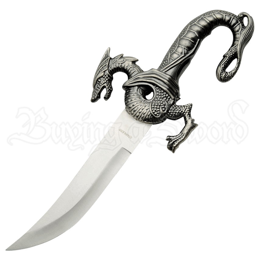 Blue Wyvern and Dragon Dagger - ZS-211155-BL by Medieval Swords ...