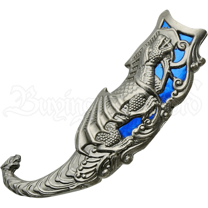 Blue Wyvern and Dragon Dagger - ZS-211155-BL by Medieval Swords ...