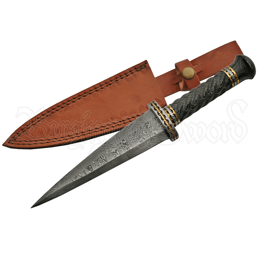 Damascus Naval Dirk - ZS-DM-1113 by Medieval Swords, Functional Swords ...