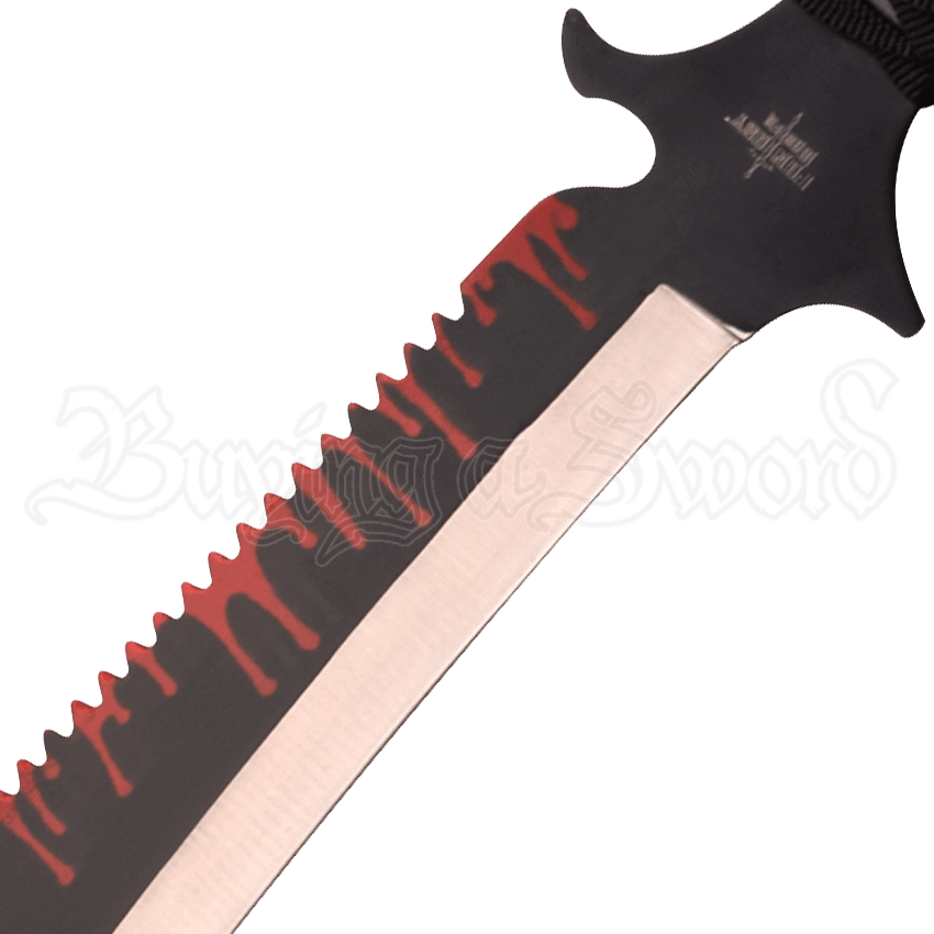 Blood Drip Hooked Fantasy Short Sword - MC-FM-668 by Medieval Swords ...