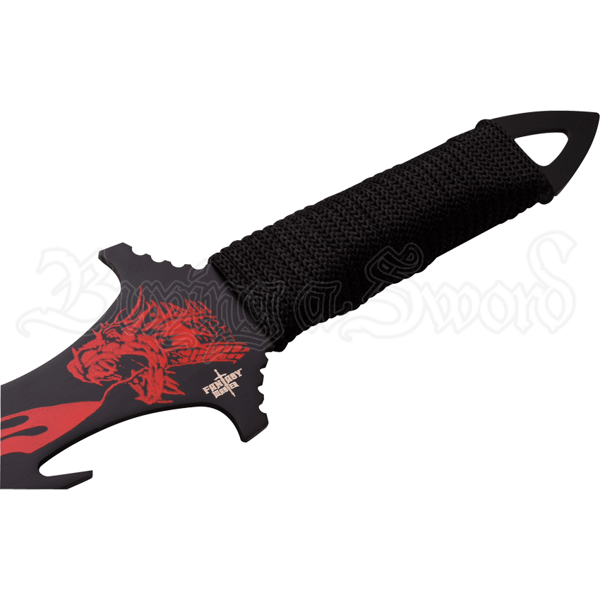 Flaming Dragon Fantasy Short Sword - MC-FM-674 by Medieval Swords ...