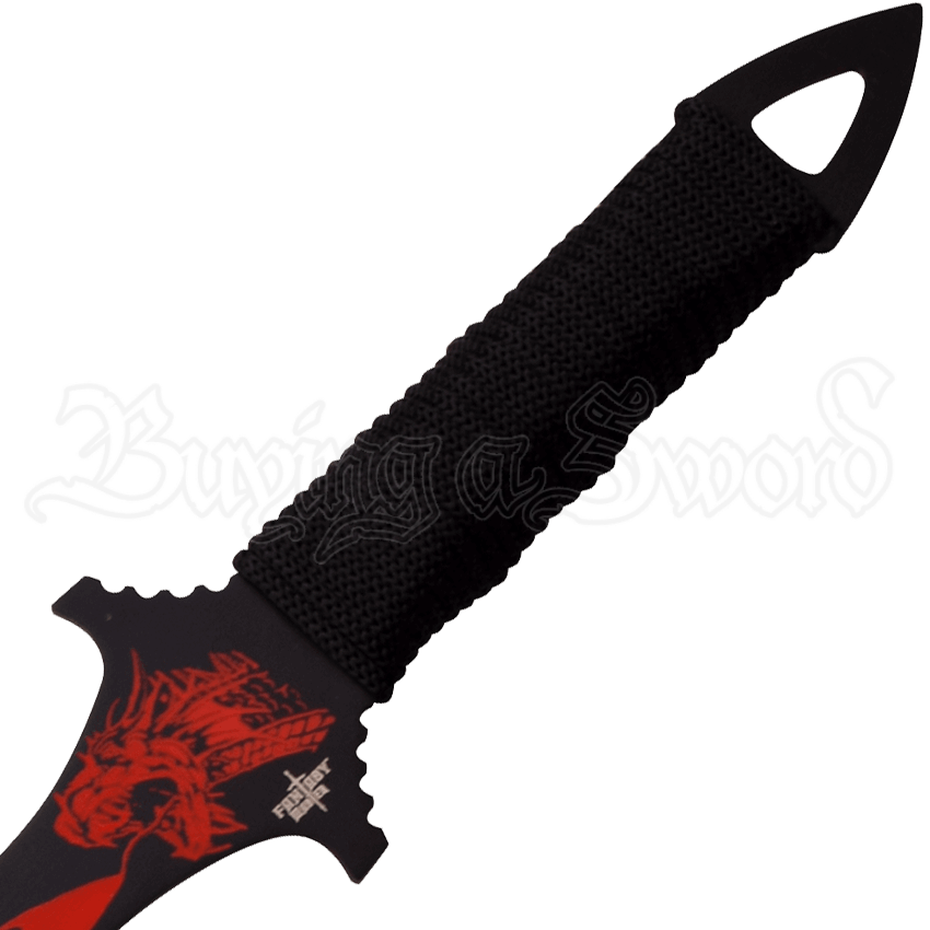 Flaming Dragon Fantasy Short Sword - MC-FM-674 by Medieval Swords ...