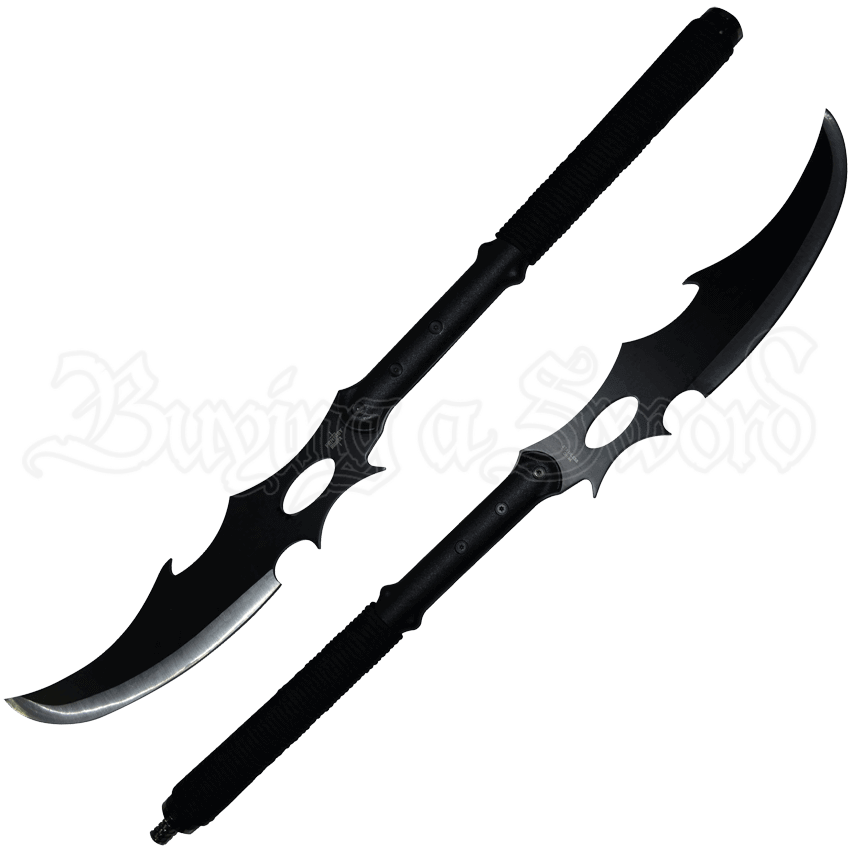 Dark Reaper Bladed Staff - MC-FMT-054BK by Medieval Swords, Functional Swords, Medieval Weapons ...
