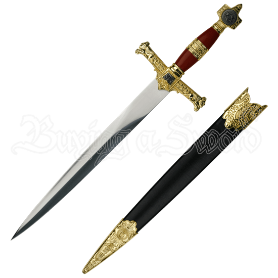 Red King Solomon Dagger - MC-HK-024RD by Medieval Swords, Functional ...