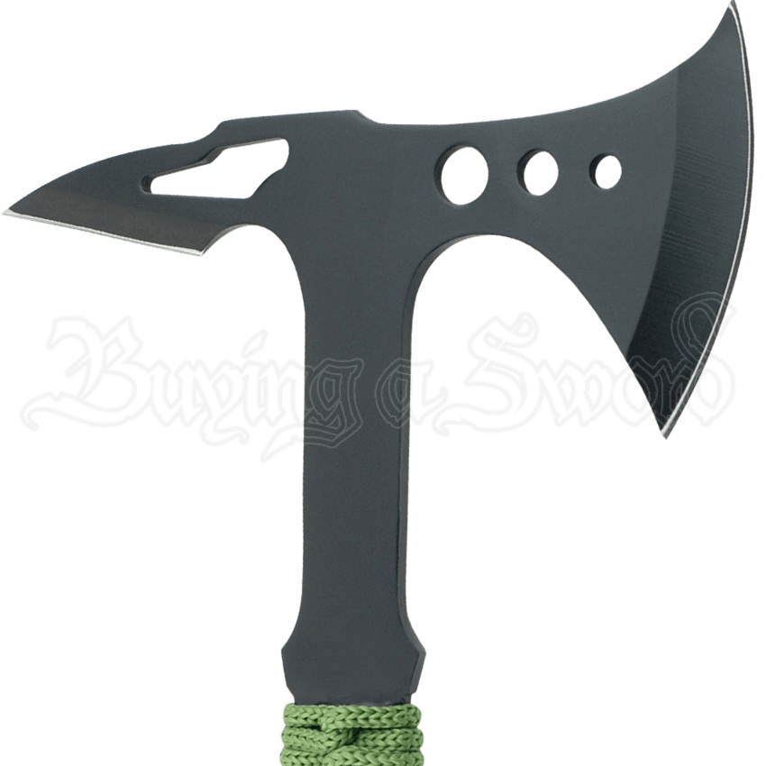 Rescue Hatchet with Green Cord - MC-MT-AXE8G by Medieval Swords ...