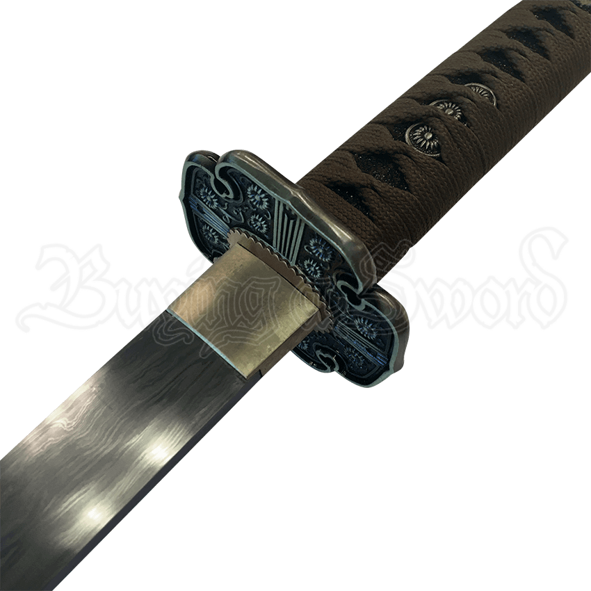 Copper Flower Damascus Katana - MC-RY-3206 by Medieval Swords ...