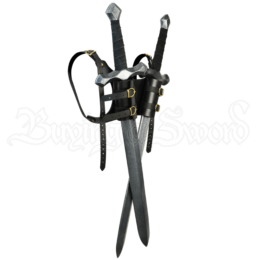 Dual LARP Sword Back Harness - DK1055 by Medieval Swords, Functional ...