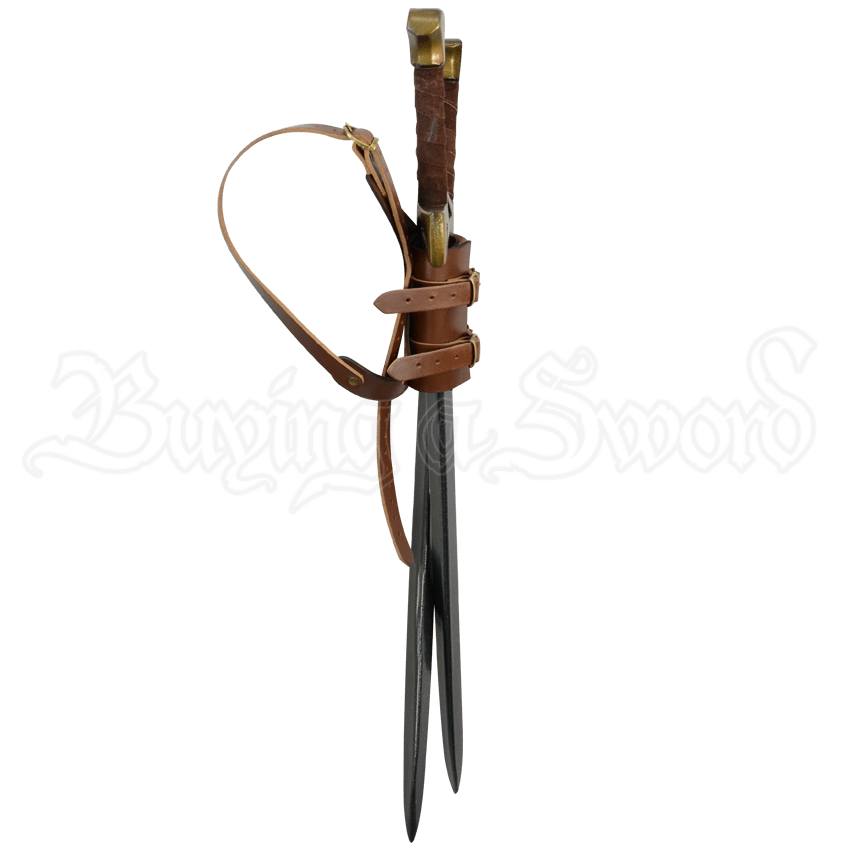 Dual LARP Sword Back Harness - DK1055 by Medieval Swords, Functional ...