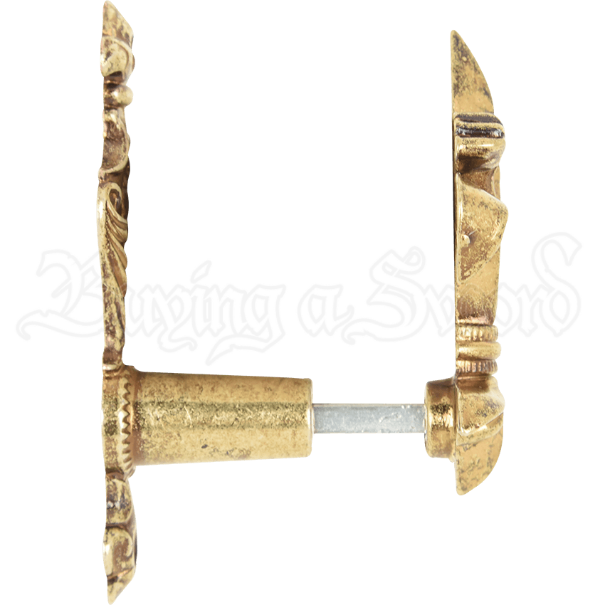 Brass Fleur De Lis Sword Hangers - OD11L by Medieval Swords, Functional ...