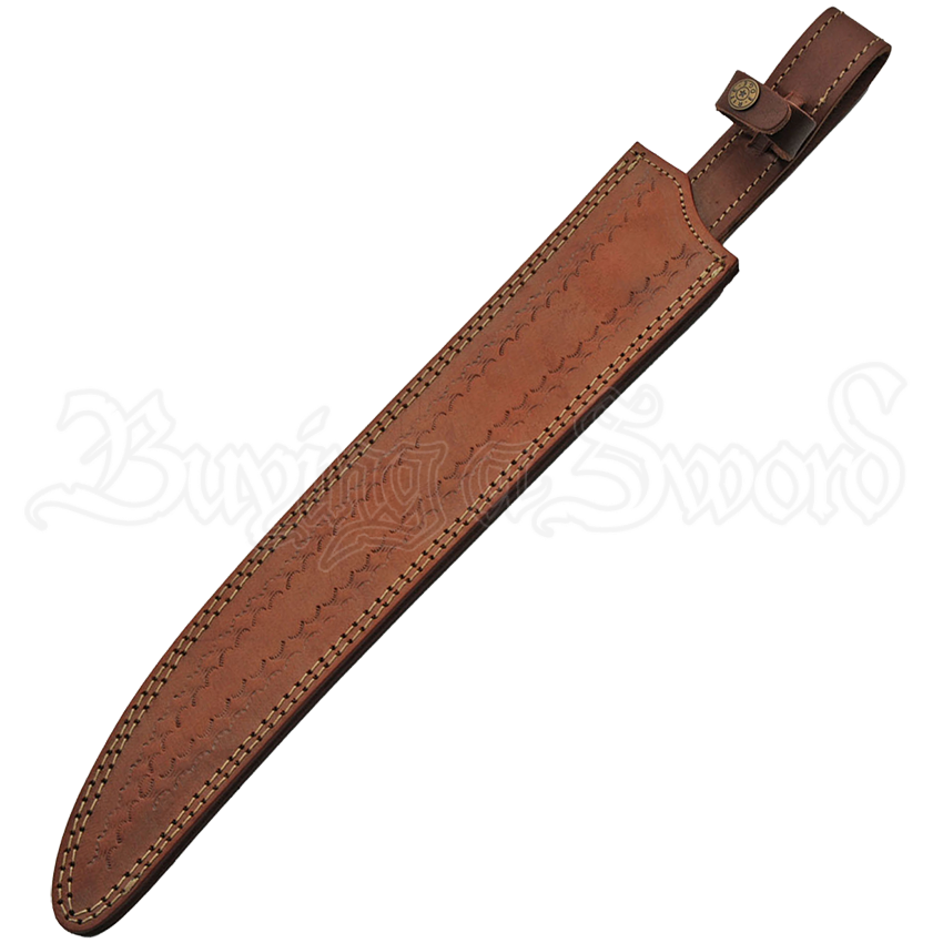 Curved Blade Damascus Sword - ZS-DM-5017 by Medieval Swords, Functional ...